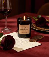 China Oud Love Letter Luxury Scented Candle Natural Soy Wax Home Fragrance Gift for sale