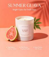 China Summer Guava Candle, Tropical Fruit Candle, Fresh Scent Candle, Summer Home Candle, Fruity Aroma Candle, Holiday Gift Candle for sale