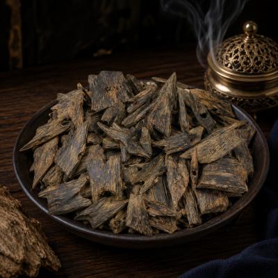 China 10g/20g/50g Raw Aloeswood Chips / Agarwood Chips Natural Incense Fragments for sale