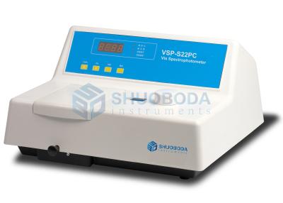 China VSP-S22PC Visible Spectrophotometer 340nm - 1000nm 6nm ±2.0nm for sale