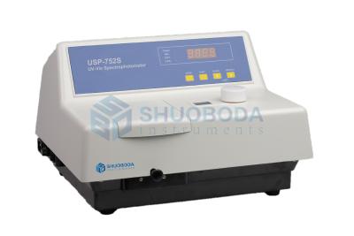China USP-752S Ultraviolet Visible Spectrophotometer 190nm - 1100nm 2nm±2.0 nm for sale