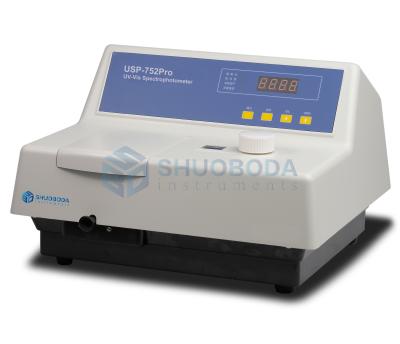 China USP-752Pro Lab UV Visible Spectrophotometer 190nm - 1100nm 2nm±2.0 Nm for sale