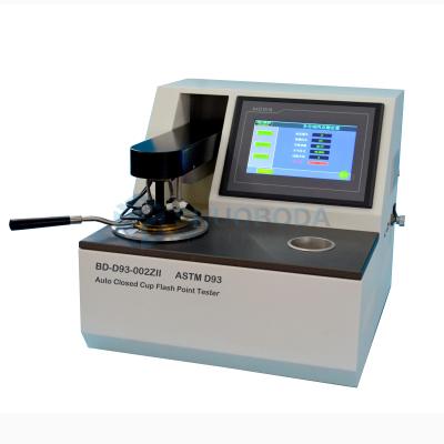China PLC Automatic Flash Point Tester Closed Cup With 7 Inch Color LCD Touch Screen for sale