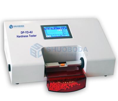 China DP-YD-4U Intelligent Tablet Hardness Tester with 10N-350N Measurement Range, 0.01N Resolution, and 5-inch Color Touch Screen for sale
