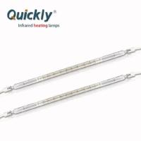 China Short Wave Single Tube Quartz Infrared Heating Lamp For Rtp System for sale
