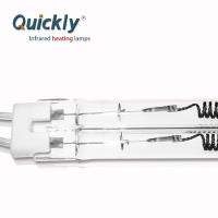 China Plastic Carbon Fiber Quartz Halogen Heater Infrared for sale