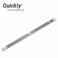 China White Coated Medium Wave Infrared Lamp Straight Tubular for sale