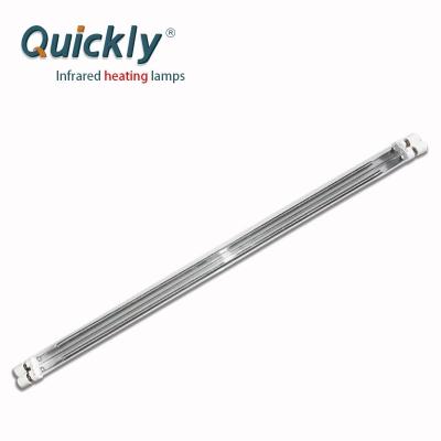 China White Coated Medium Wave Infrared Lamp Straight Tubular for sale