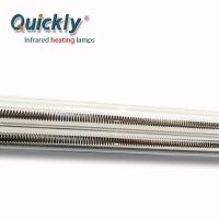 China White Coated Medium Wave Infrared Lamp Straight Tubular for sale
