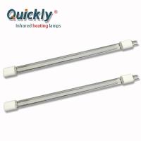 China Medium Wave Straight Quartz Infrared Emitters Glass Printing for sale