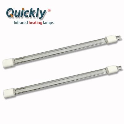 China Medium Wave Straight Quartz Infrared Emitters Glass Printing for sale