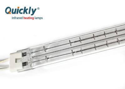 China Straight Quartz Infrared Tube Heating Elements With Tungsten Filaments for sale