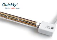 China Quartz Tubular Short Wave IR Heater High Watt Density Infrared Lamp Heater for sale