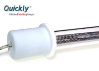 China Medium Wave Infrared Halogen Lamp Industrial Halogen Heaters Clear Reflector for sale
