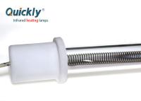 China Medium Wave Infrared Halogen Lamp Industrial Halogen Heaters Clear Reflector for sale