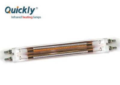 China Leather Embossing Medium Wave Infrared Heater Straight Infrared Halogen Lamp for sale