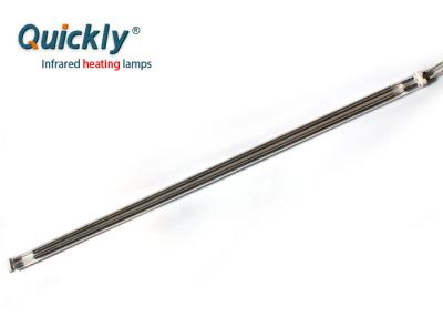 China Durable Medium Wave Quartz Infrared Tube Heating Elements For Textile Printing for sale