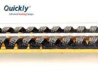 China 400v 1000w Carbon Quartz Infrared Tube Heating Elements Custom Coating Degree for sale
