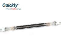 China Twin Tube Filament Carbon Infrared Emitter Carbon Fiber Infrared Heating Element for sale