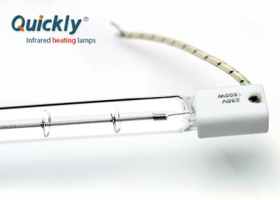 China Horizontal Usage Quartz Infrared Heater Lamps Small Size Waterproof 5000 Hours for sale