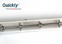 China Horizontal Usage Quartz Infrared Heater Lamps Small Size Waterproof 5000 Hours for sale