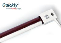 China Horizontal Usage Quartz Infrared Heater Lamps Small Size Waterproof 5000 Hours for sale