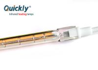 China Horizontal Usage Quartz Infrared Heater Lamps Small Size Waterproof 5000 Hours for sale