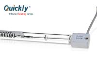 China Quartz Halogen Lamps For Textile Embossing Infrared Carbon Fiber Heater for sale
