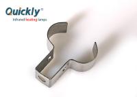 China Heavy Duty Clamps For Medium Wave Twin Tube Durable Stainless Steel for sale