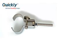 China Quartz Tube IR Heater Accessories Ir Heater Grey Metal Clamps Holders for sale