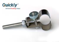 China Quartz Tube IR Heater Accessories Ir Heater Grey Metal Clamps Holders for sale