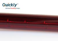 China Heating Oven Quartz Tube Infrared Heaters / 10mm Infrared Halogen Heater Lamps for sale