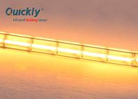 China 2500w 400v Infrared Heater Lamps U Shape Quartz Tube Halogen Bulbs for sale