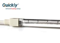 China SK18 Ceramic Ends IR Heater 10*880mm Infrared Quartz Tube for sale