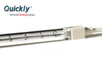China SK18 Ceramic Ends IR Heater 10*880mm Infrared Quartz Tube for sale