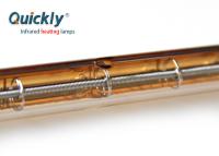 China Gold Coating 1500w Infrared Heating Lamp CE certificate for sale