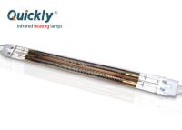 China High Efficiency Twin Tube Infrared Carbon Fiber Heater Gold Coating for sale