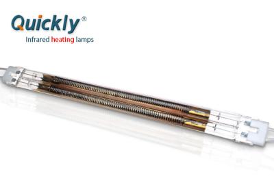 China High Efficiency Twin Tube Infrared Carbon Fiber Heater Gold Coating for sale