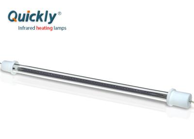 China Paper Printing Medium Wave IR Heating Element Transparent Single Tube for sale