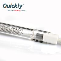 China Glass Industry Fast Medium Wave Quartz Infrared Emitters Single Tube for sale