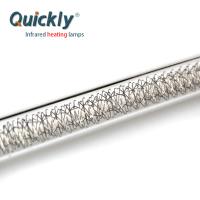 China Glass Industry Fast Medium Wave Quartz Infrared Emitters Single Tube for sale