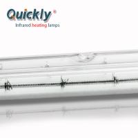 China White Ceramic Coating Fast Medium Wave IR Heater 1600w Applied In Vacuum Glass for sale