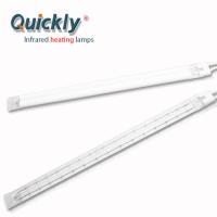 China Twin Tube White Ceramic Coating Short Wave IR Emitter For Industry for sale