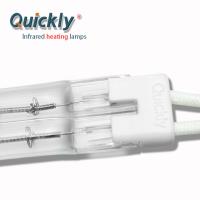 China White Ceramic Coating Fast Medium Wave IR Heater 1600w Applied In Vacuum Glass for sale