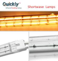 China Twin Tube White Ceramic Coating Short Wave IR Emitter For Industry for sale
