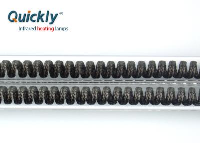 China Dual Tube Vertical Infrared Carbon Fiber Heater 220v 15mmx33mm for sale