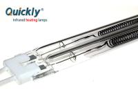 China 110V 3500W Clear Tube Carbon Infrared Emitter For Solar Cell PECVD Machine for sale