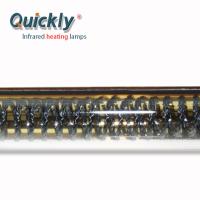 China Gold Color Single Tube Carbon Fiber Infrared Heater 1.6um 2.6um Wavelength for sale
