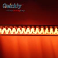 China Gold Color Single Tube Carbon Fiber Infrared Heater 1.6um 2.6um Wavelength for sale