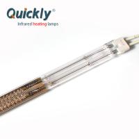China 1.4um 2.0um Quartz Tube Fast Medium Wave IR Heater Gold Coating for sale